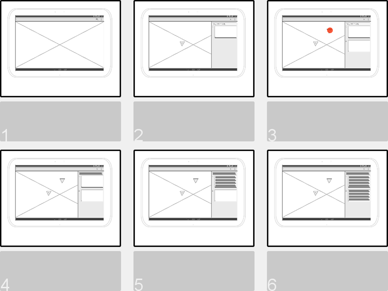 Android Tablet Wireframes