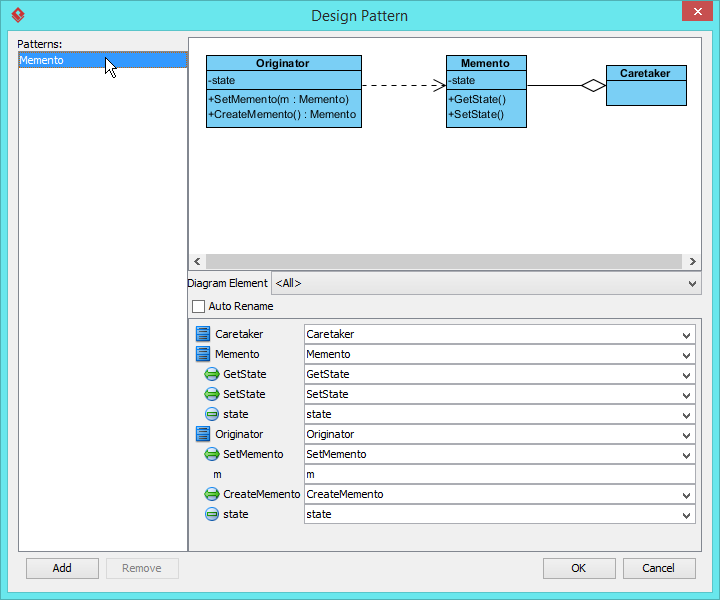 Memento Pattern Tutorial
